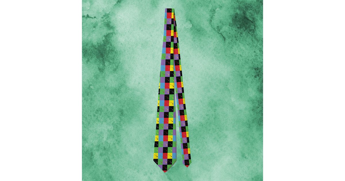 Hawaii Pop Art State Colorful Pattern Neck Tie | Zazzle