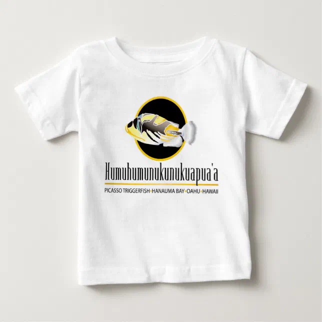 Hawaii State Fish - Humuhumunukunukuapua'a Baby T-Shirt | Zazzle