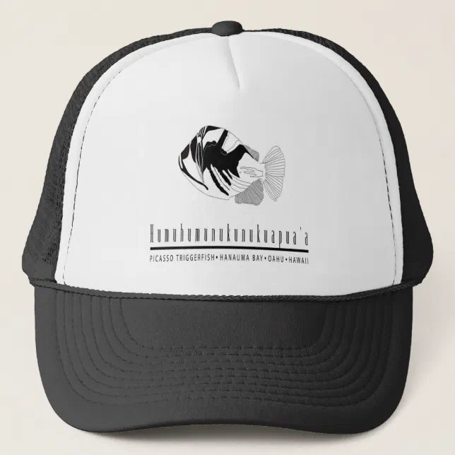 Hawaii State Fish - Humuhumunukunukuapua'a Trucker Hat | Zazzle