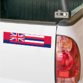 Hawaii State Flag Design Decor Bumper Sticker | Zazzle