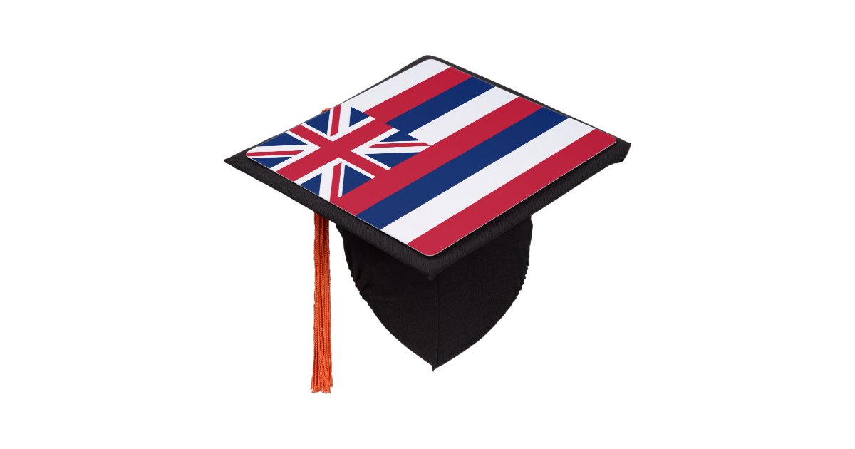Hawaii State Flag Graduation Cap Topper | Zazzle