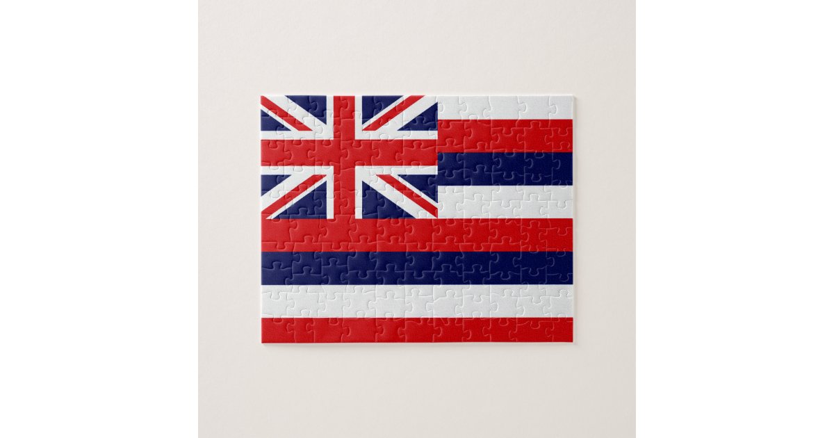 Hawaii State Flag Jigsaw Puzzle | Zazzle