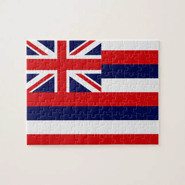 Hawaii State Flag Jigsaw Puzzle | Zazzle