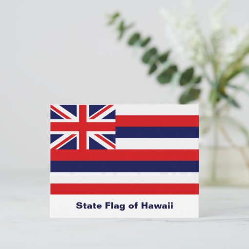 Hawaii State Flag Postcard | Zazzle