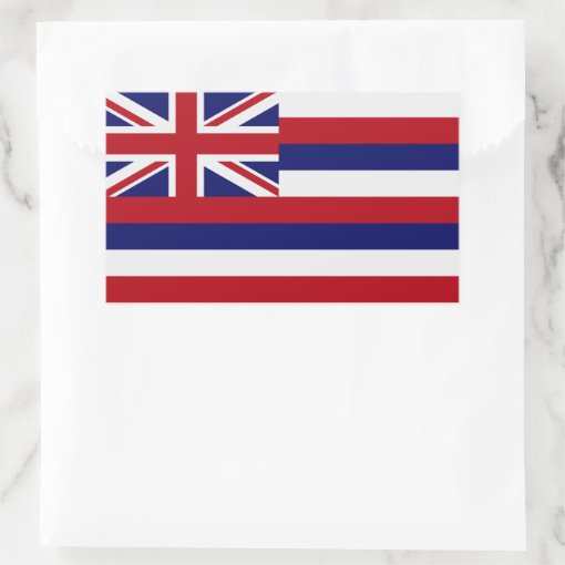 Hawaii State Flag Sticker | Zazzle