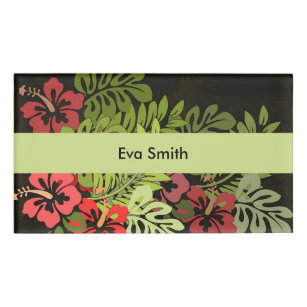Hawaiian Name Tags | Zazzle