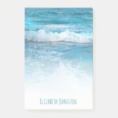 Hawaii turquoise blue ocean waves photo custom post-it notes | Zazzle
