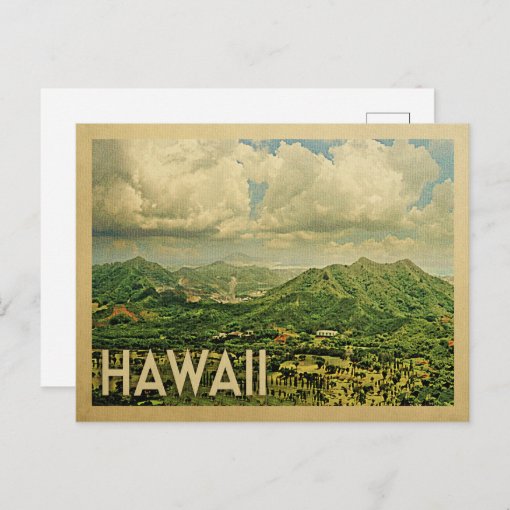 Hawaii Vintage Travel Postcards | Zazzle