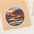 Hawaii Volcanoes National Park Mauna Loa Vintage Sticker | Zazzle