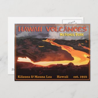 Hawaii Volcanoes National Park Postcard | Zazzle