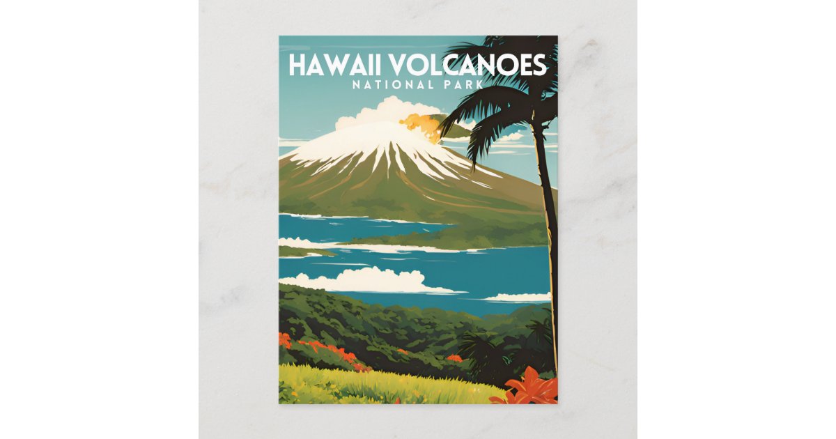 Hawaii Volcanoes National Park Postcard | Zazzle