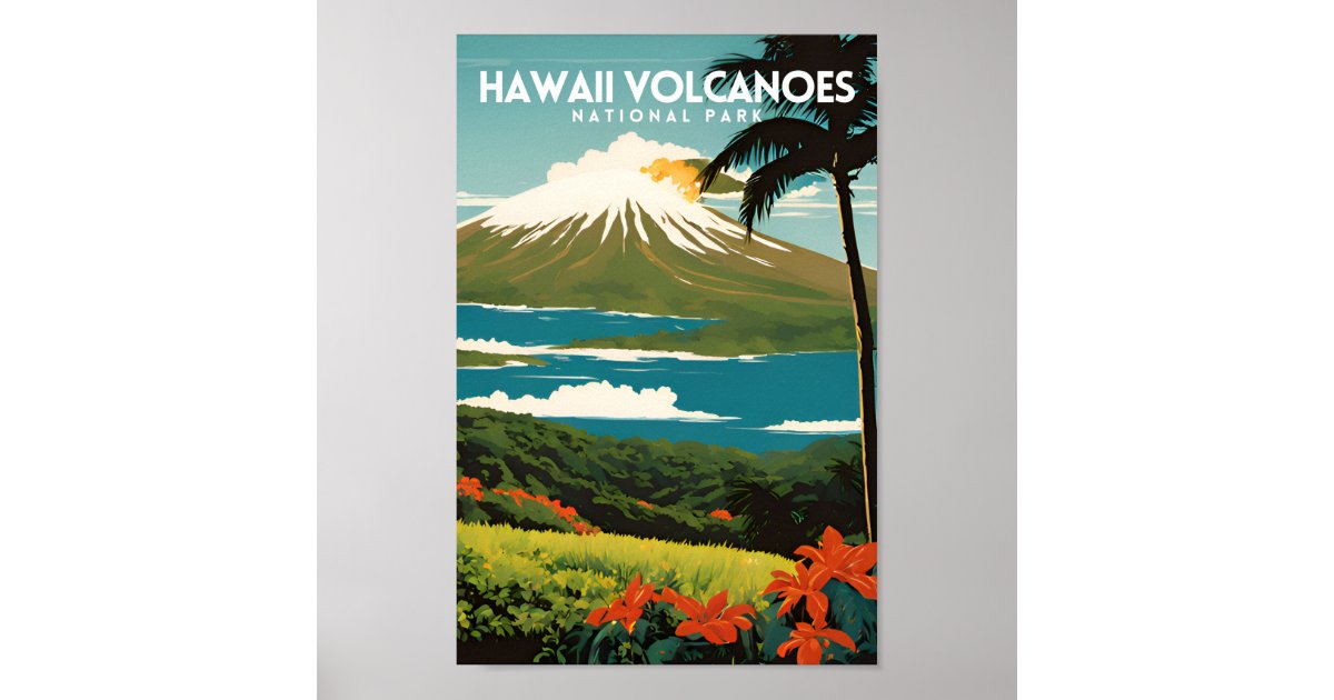 Hawaii Volcanoes National Park Poster | Zazzle