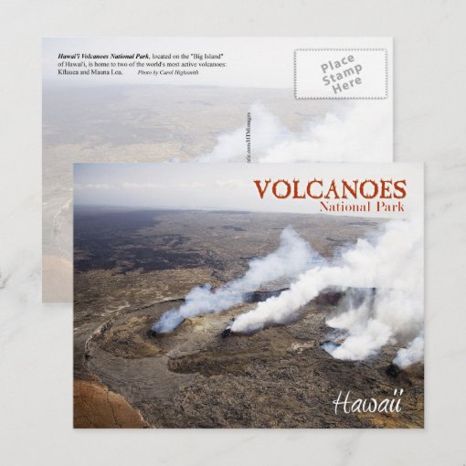 Hawaii Volcanoes National Park (UNESCO whs) Postcard | Zazzle
