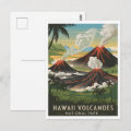 Hawaii Volcanoes National Park Vintage Postcard | Zazzle