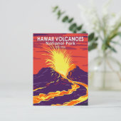Hawaii Volcanoes National Park Vintage Postcard | Zazzle