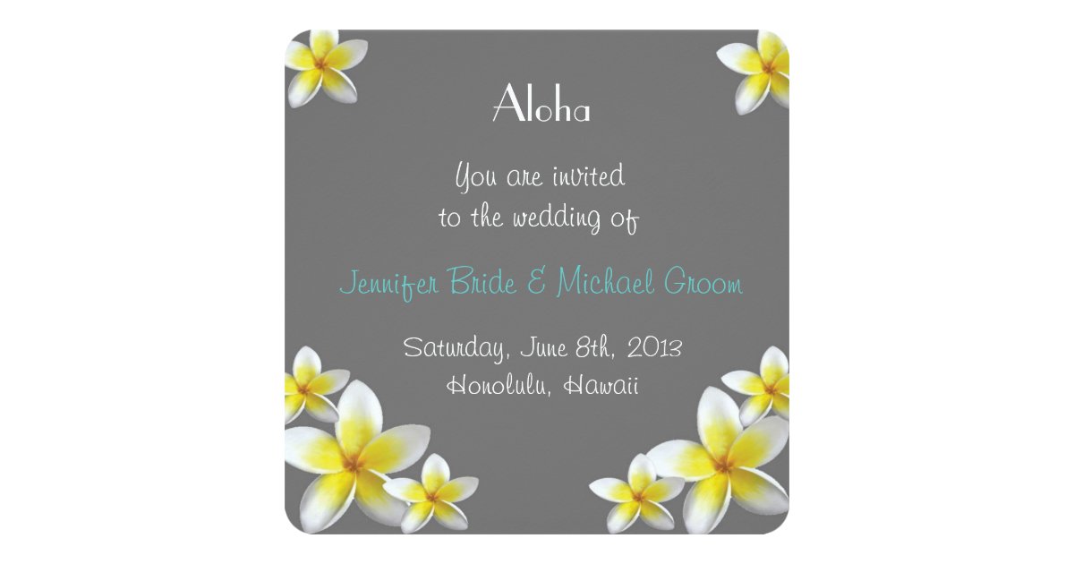 Hawaii Wedding Invitation | Zazzle.com