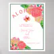 Hawaiian Aloha Wedding Welcome 2 Poster | Zazzle