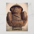Hawaiian Coconut Monkey Bank Retro Kitsch Postcard | Zazzle