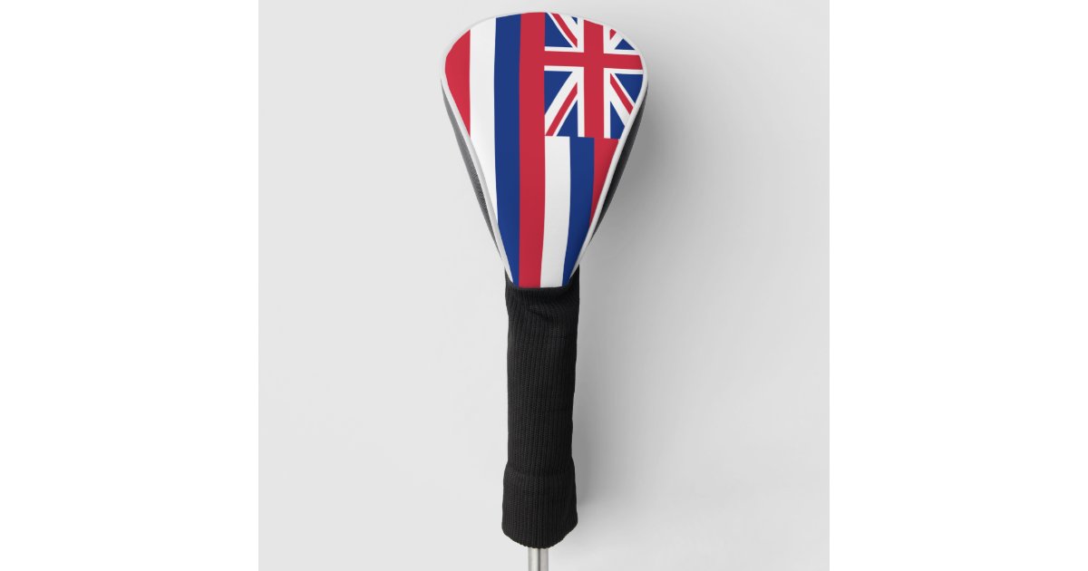 Hawaiian flag golf head cover | Zazzle