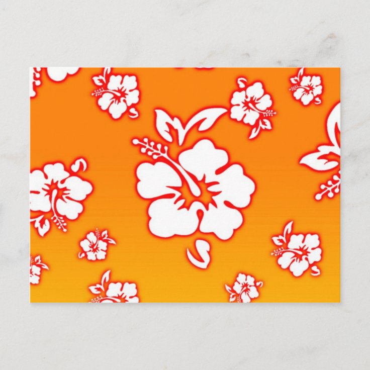 Hawaiian Flowers Postcard | Zazzle