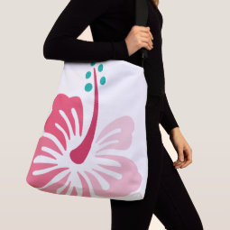 Hawaiian Hibiscus Women's Large Crossbody Totebag Crossbody Bag | Zazzle