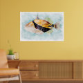 Hawaiian Humuhumunukunukuapuaa Trigger Fish Hawaii Poster | Zazzle