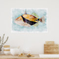 Hawaiian Humuhumunukunukuapuaa Trigger Fish Hawaii Poster | Zazzle