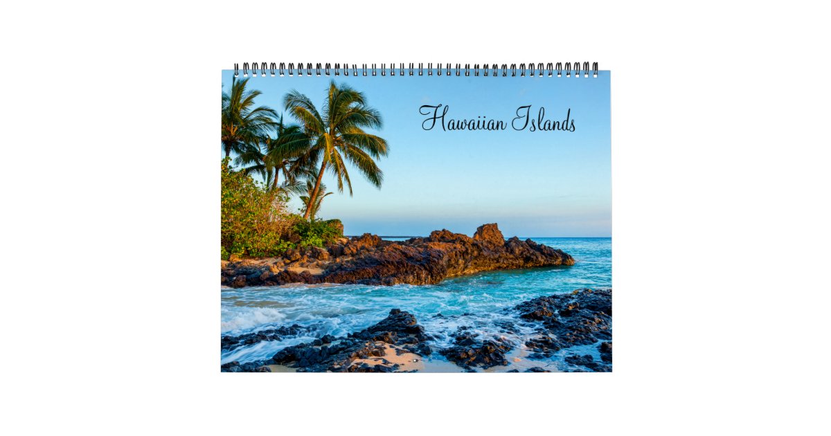 Hawaiian Islands Calendar | Zazzle