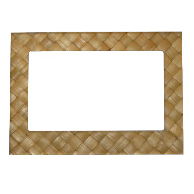 Hawaiian Lauhala Magnetic Frame | Zazzle