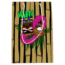 Hawaiian Luau Party Medium Gift Bag | Zazzle