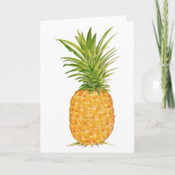 Hawaiian Pineapple Card | Zazzle