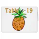 Hawaiian Pineapple Table Number | Zazzle