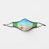 Hawaiian Premium Face Mask Beach palm tree mask | Zazzle