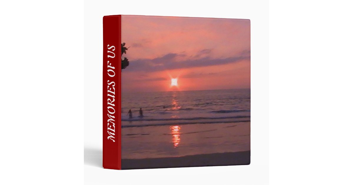 Hawaiian Sunset at Ocean Binder | Zazzle