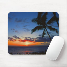 Hawaiian Sunset Mousepad | Zazzle