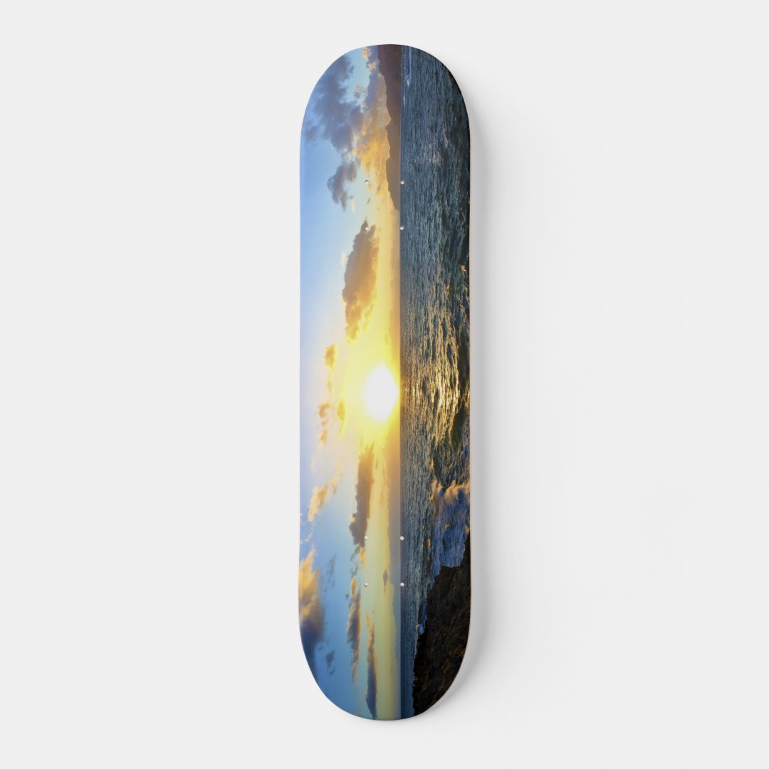 Hawaiian Sunset Skateboard | Zazzle