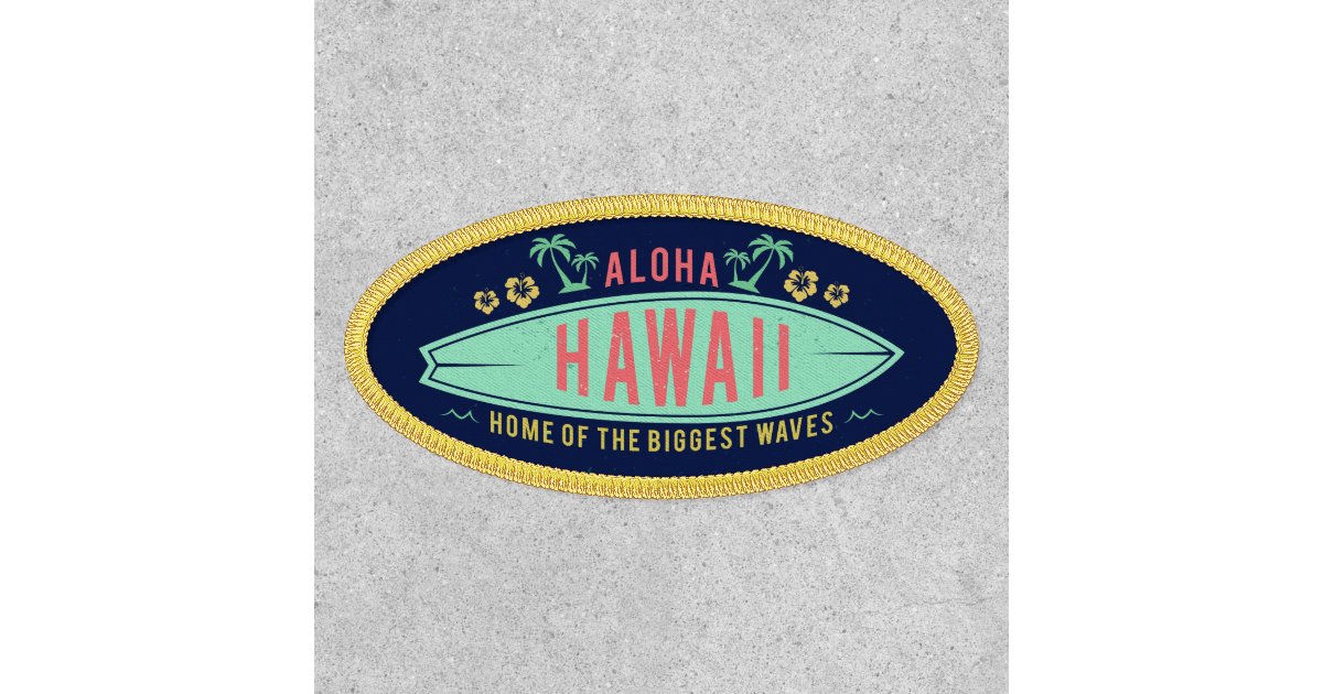 Hawaiian Surfer Patch | Zazzle