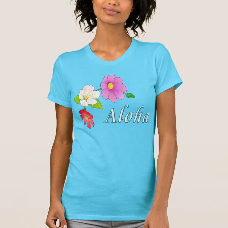 Hawaiian Tee Shirts for Women | Zazzle