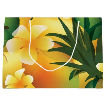 Hawaiian Tropical Luau Gift Bag Large | Zazzle