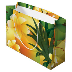 Hawaiian Tropical Luau Gift Bag Large | Zazzle