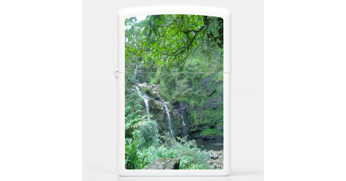 Hawaiian Waterfall Zippo Lighter | Zazzle