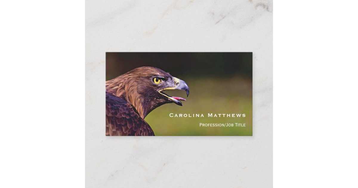 Hawk Business Card | Zazzle