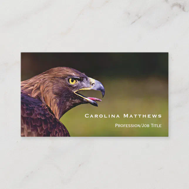 Hawk Business Card | Zazzle