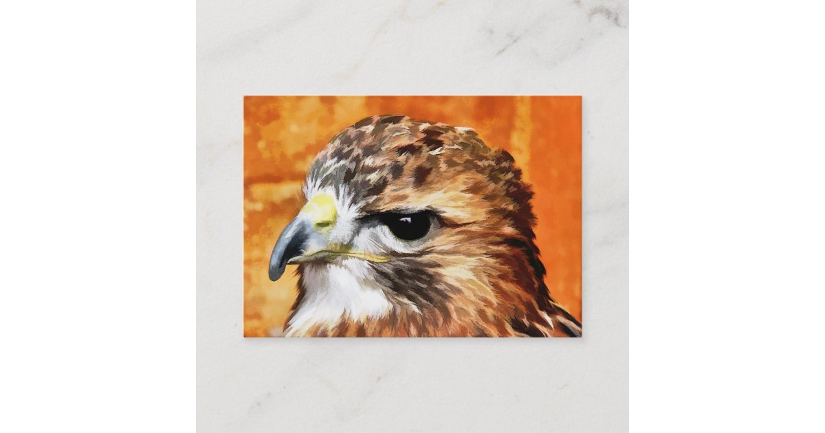 HAWK BUSINESS CARD | Zazzle