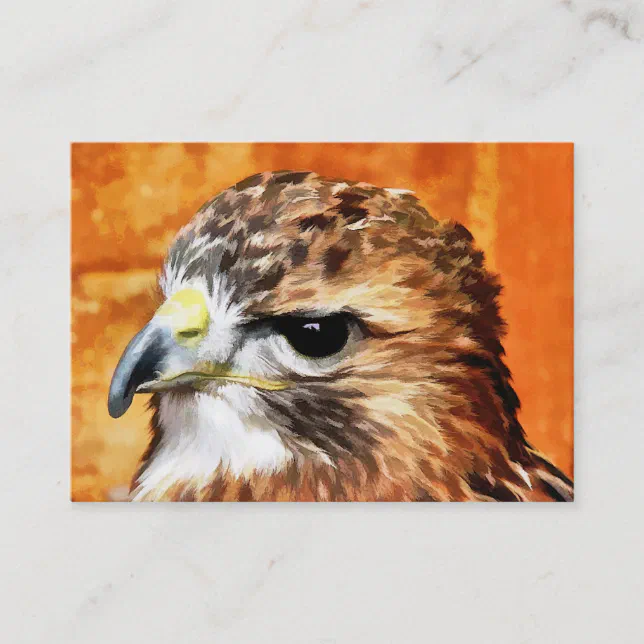 HAWK BUSINESS CARD | Zazzle