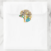 Hawkman & Hawkwoman Classic Round Sticker | Zazzle