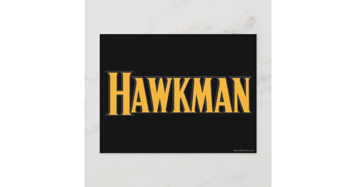 Hawkman Logo Postcard | Zazzle