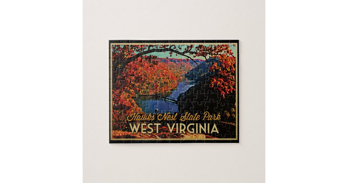 Hawks Nest SP West Virginia Jigsaw Puzzle | Zazzle
