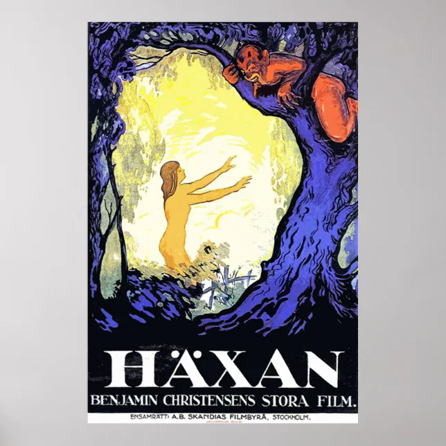 Haxan vintage poster | Zazzle