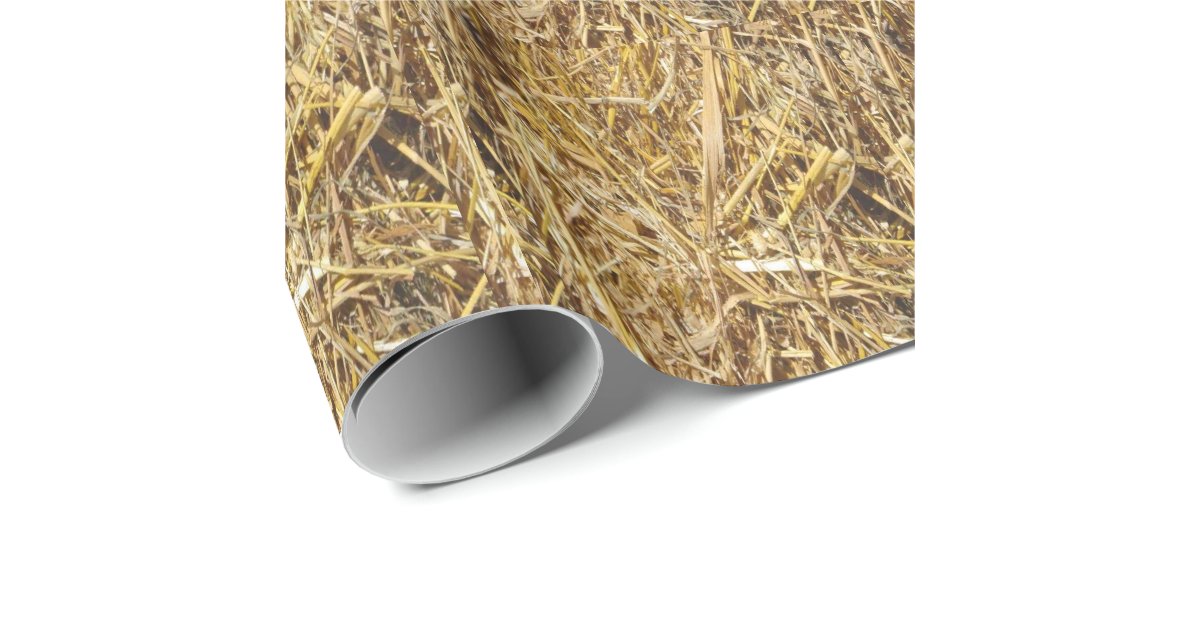 Hay Bale Wrapping Paper | Zazzle